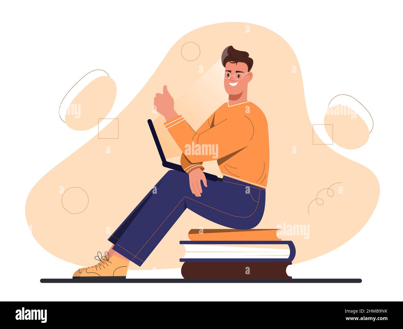 Man on knees isolated Stock Vector Images - Alamy
