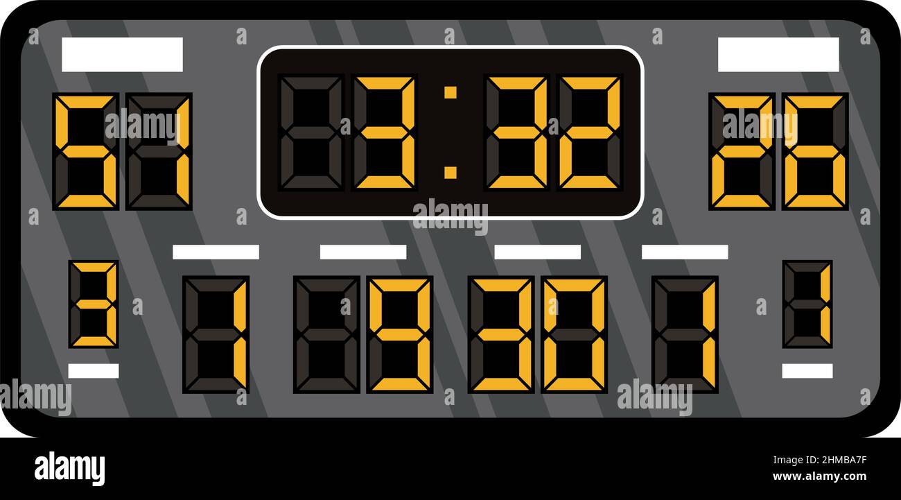 Scoreboard sport equipment electronic Cut Out Stock Images & Pictures ...