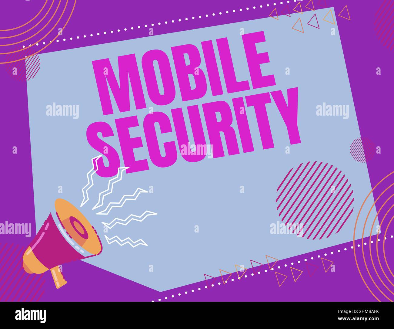 Inspiration showing sign Mobile Security. Conceptual photo Protection ...