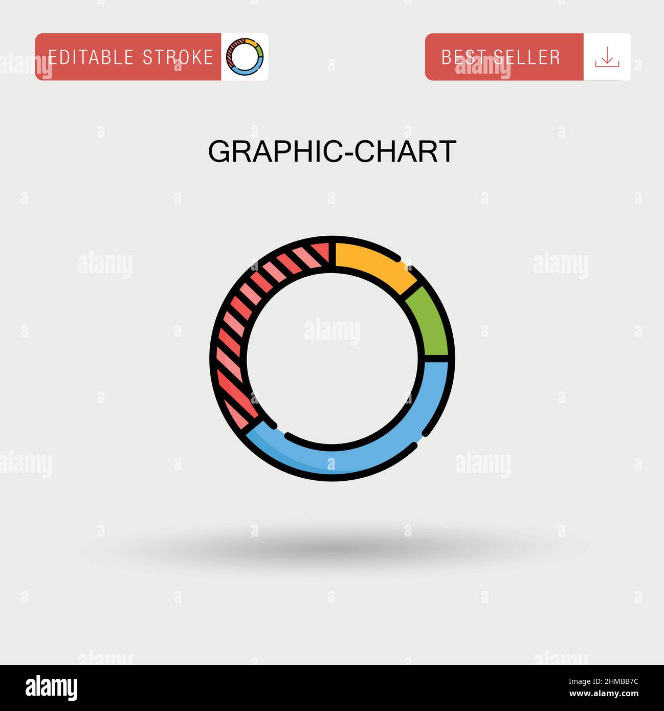 Graphic-chart Simple vector icon Stock Vector Image & Art - Alamy