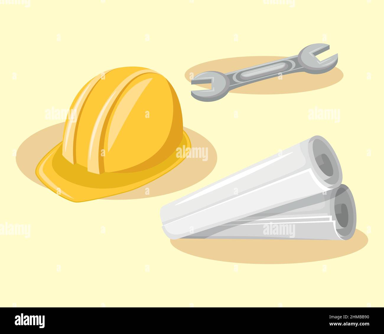 under construction set three icons Stock Vector Image & Art - Alamy