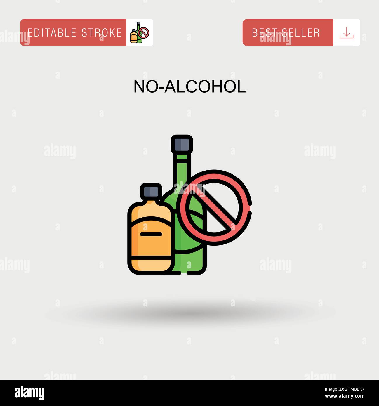 Sign warning alcohol restricted Stock Vector Images - Alamy