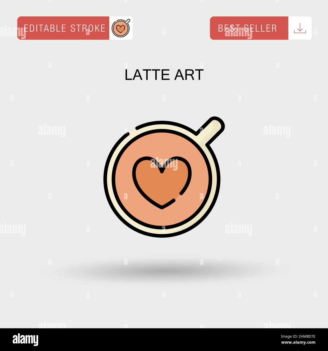 Simple cafe art Stock Vector Images - Alamy