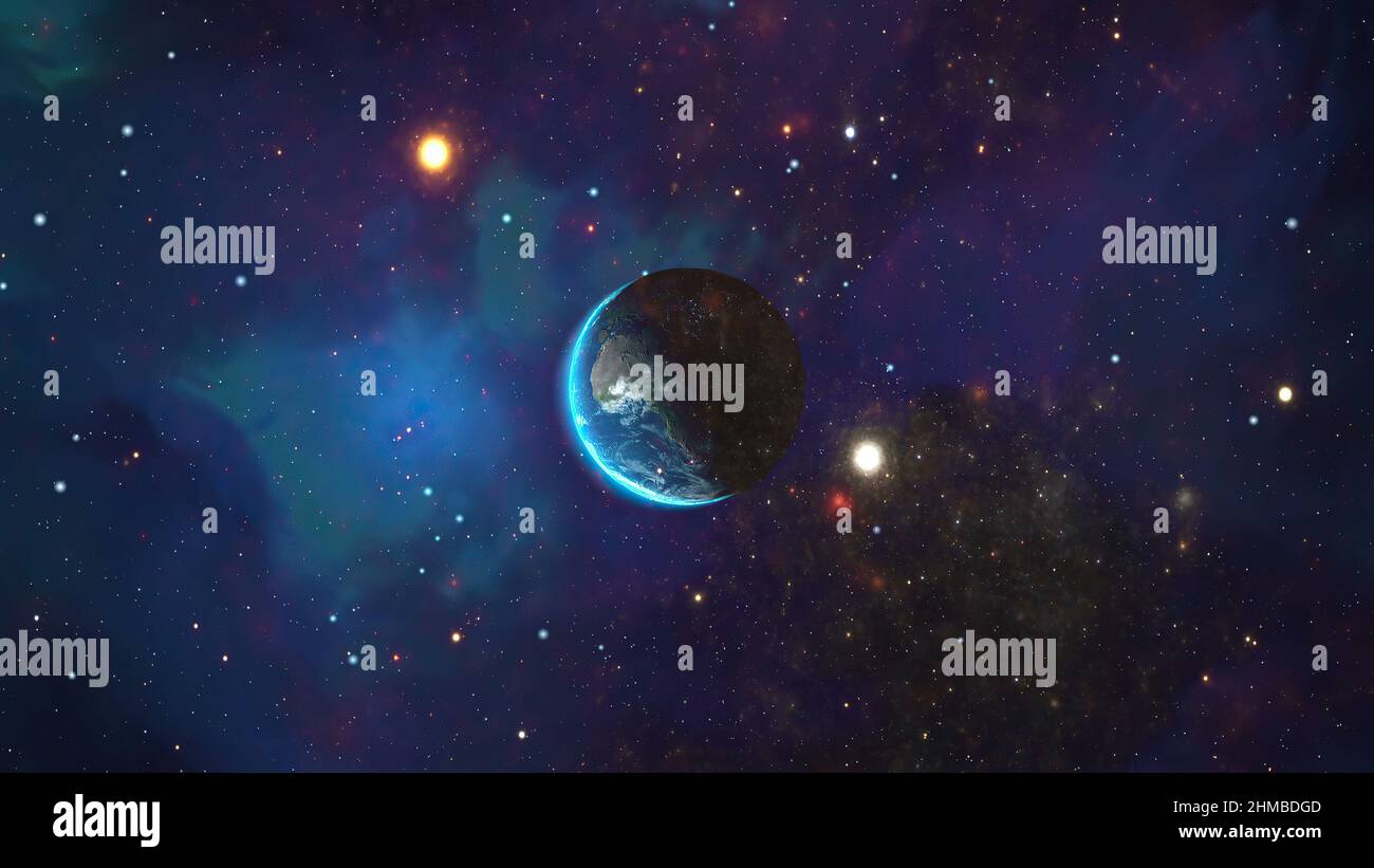 Planet Earth Seen From Space Stock Photo - Alamy