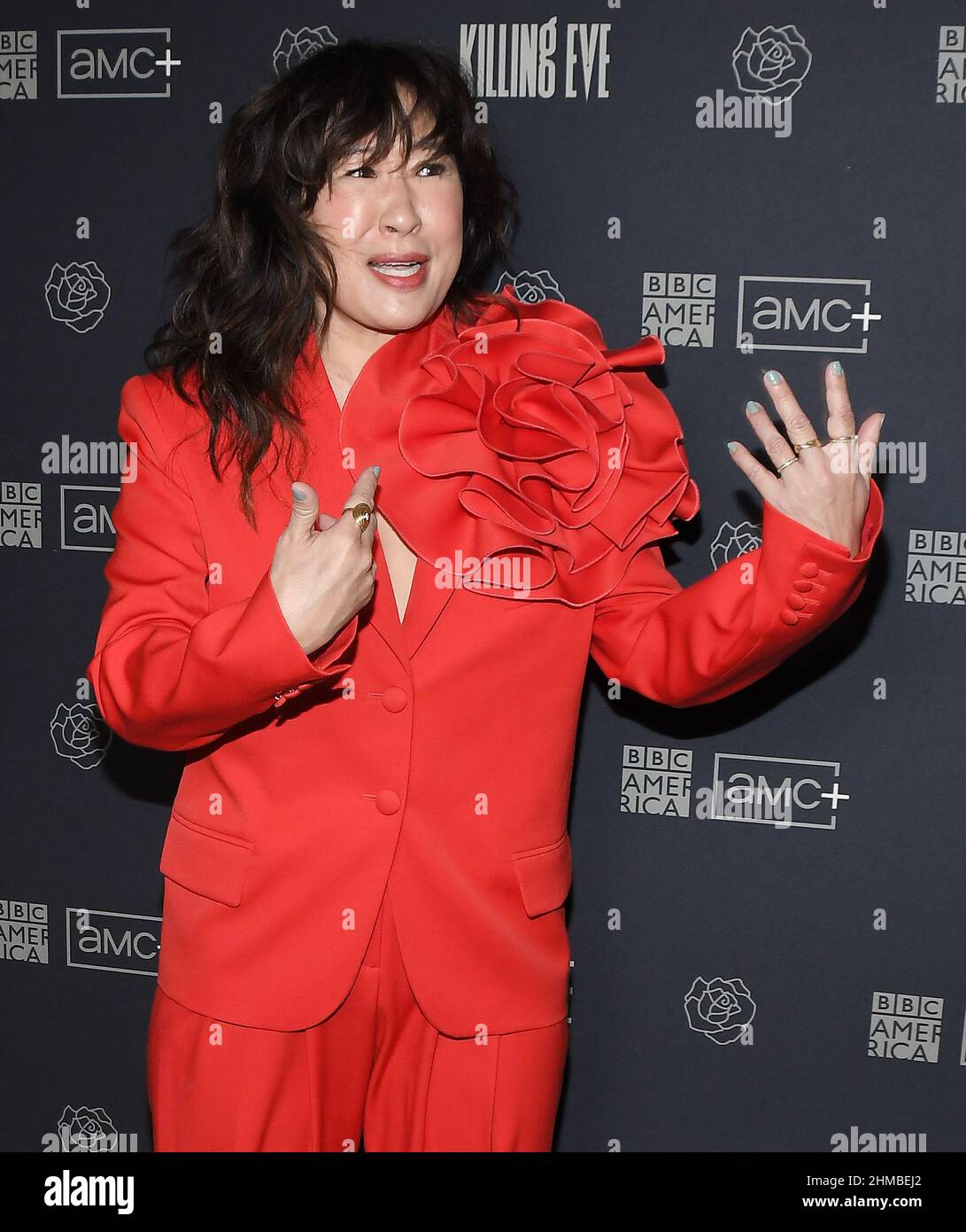 Sandra Oh at the BBC's KILLING EVE Season Four Photo Call held at The ...
