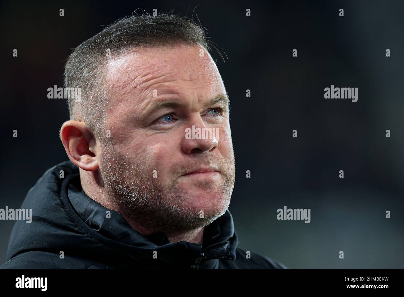 Wayne Rooney the Derby County Manager Stock Photo - Alamy