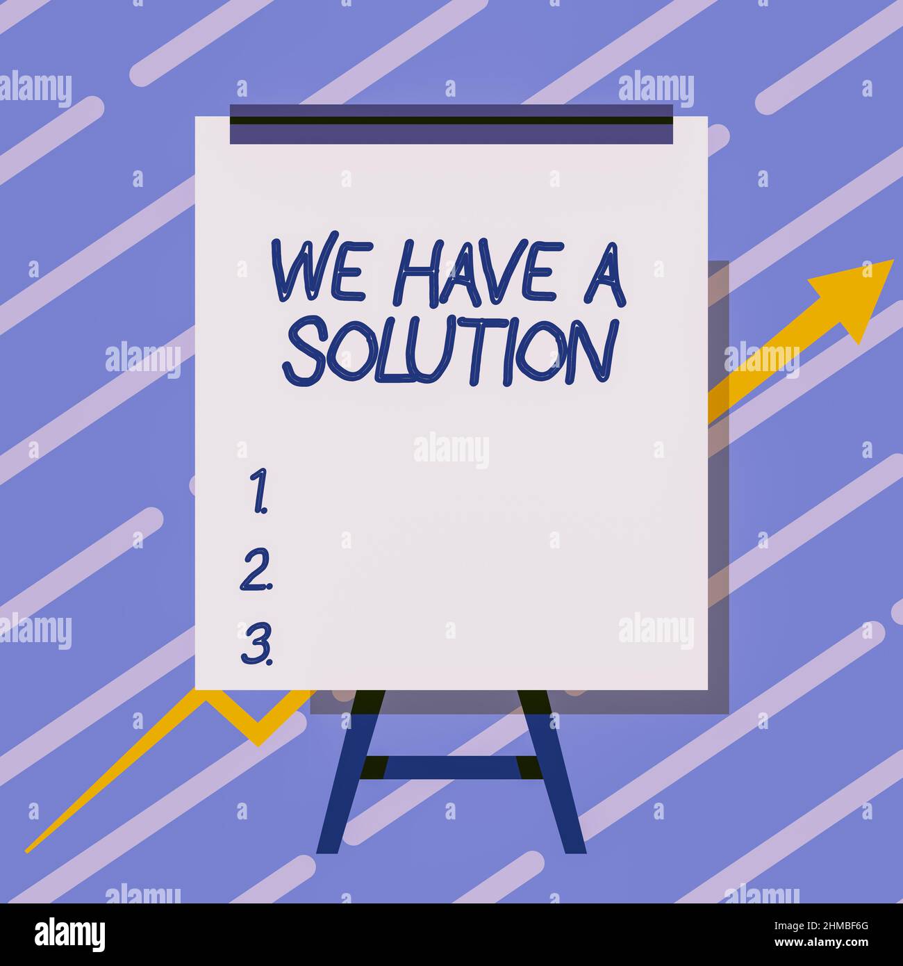 Conceptual display We Have A Solution. Business approach We Have A ...