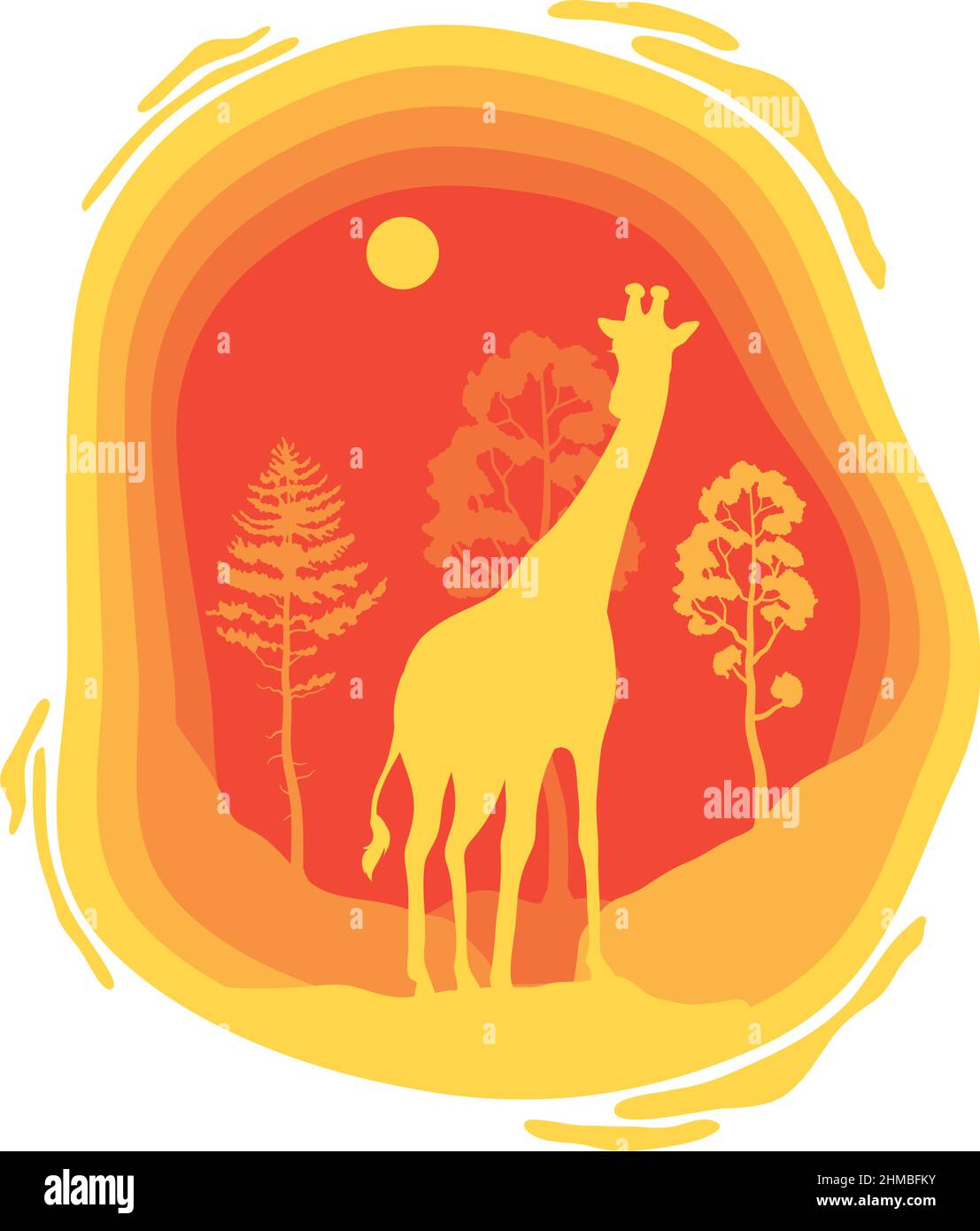 Origami giraffe Cut Out Stock Images & Pictures - Alamy