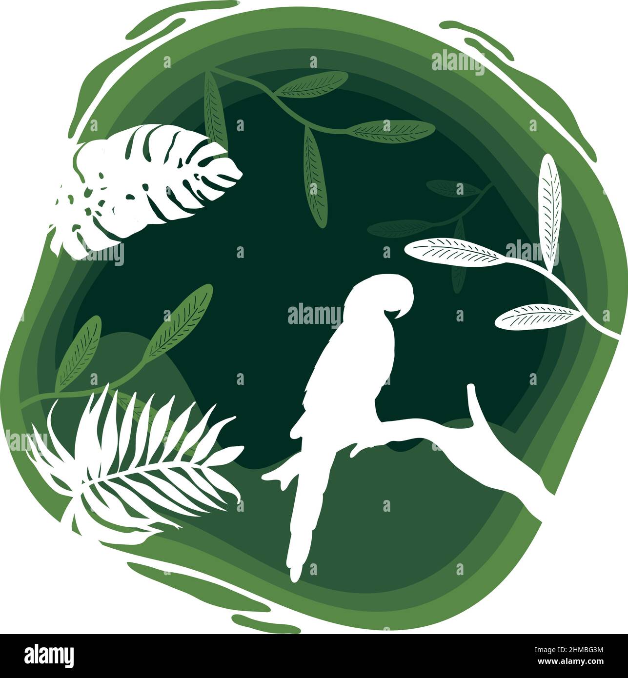 Parrot origami Stock Vector Images - Alamy