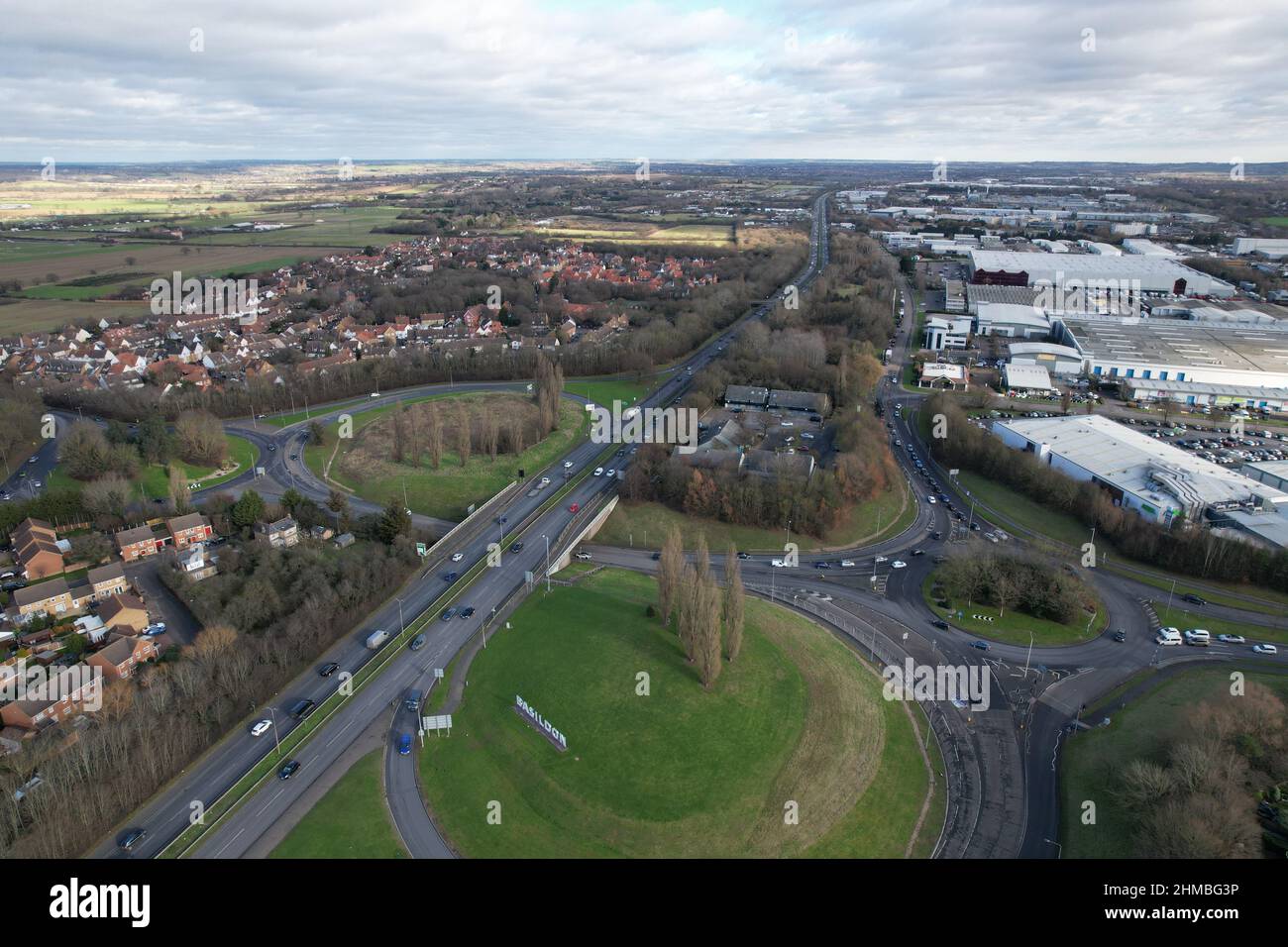 Basildon park aerial hi-res stock photography and images - Alamy