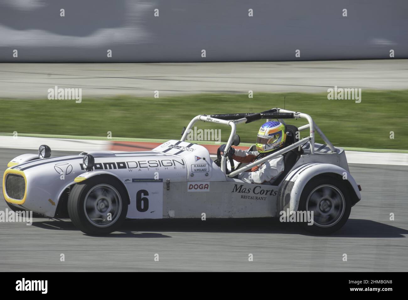 Cobra Cars Spain Garbi GTS race car in the circuit going fast Stock ...