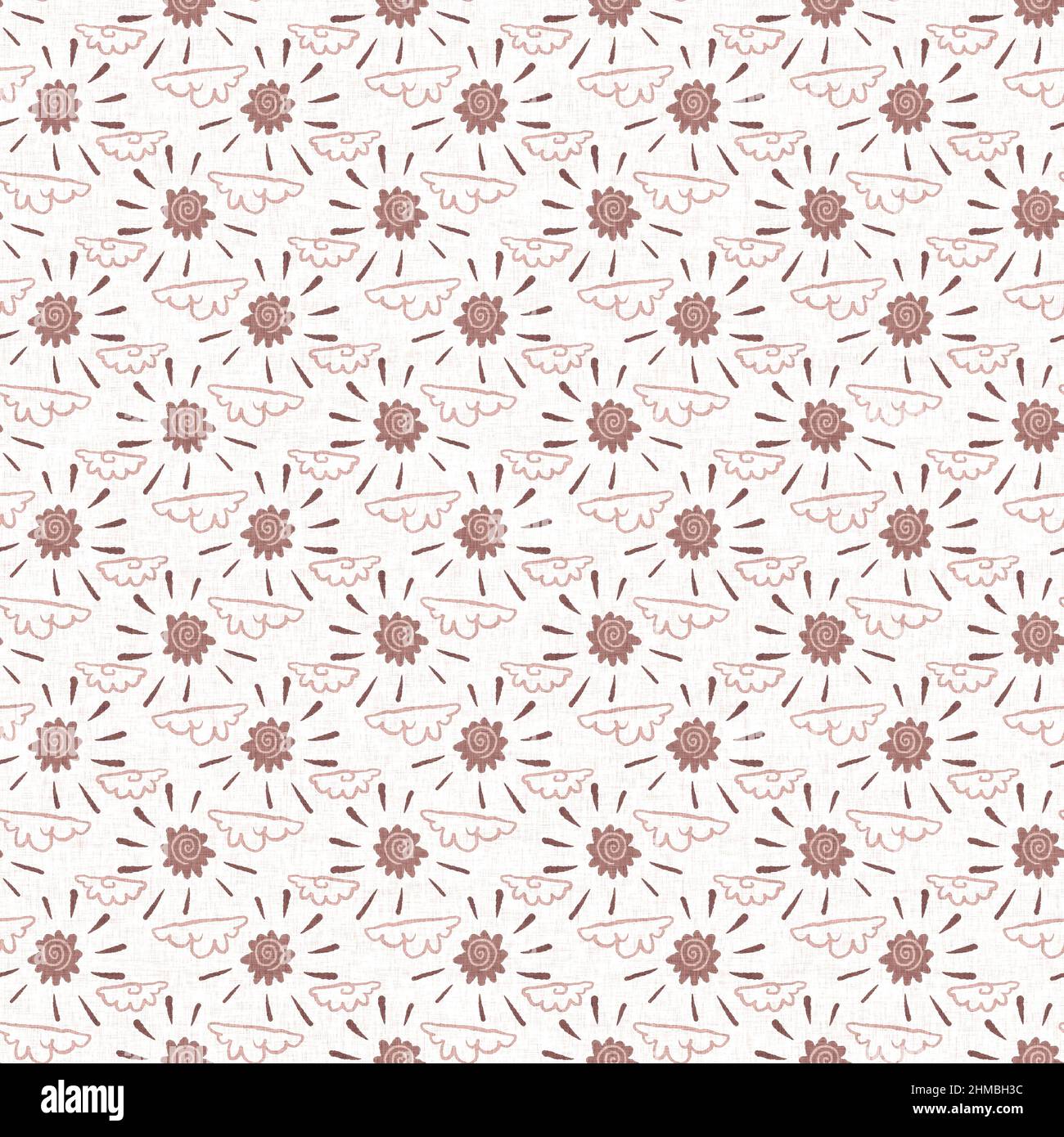 Gender neutral sunshine sun seamless raster background. Simple ...