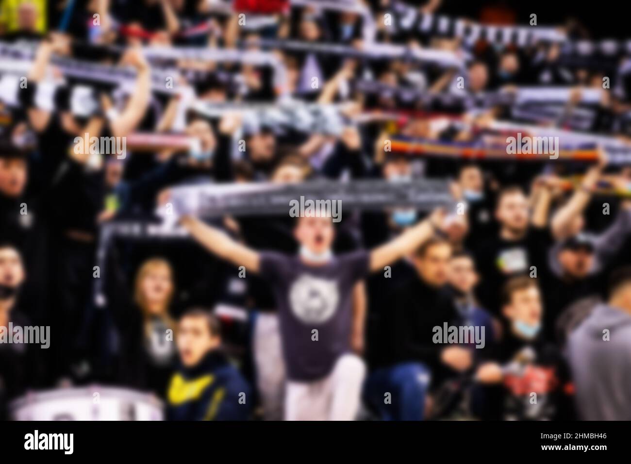 Bleacher row crowd hi-res stock photography and images - Alamy