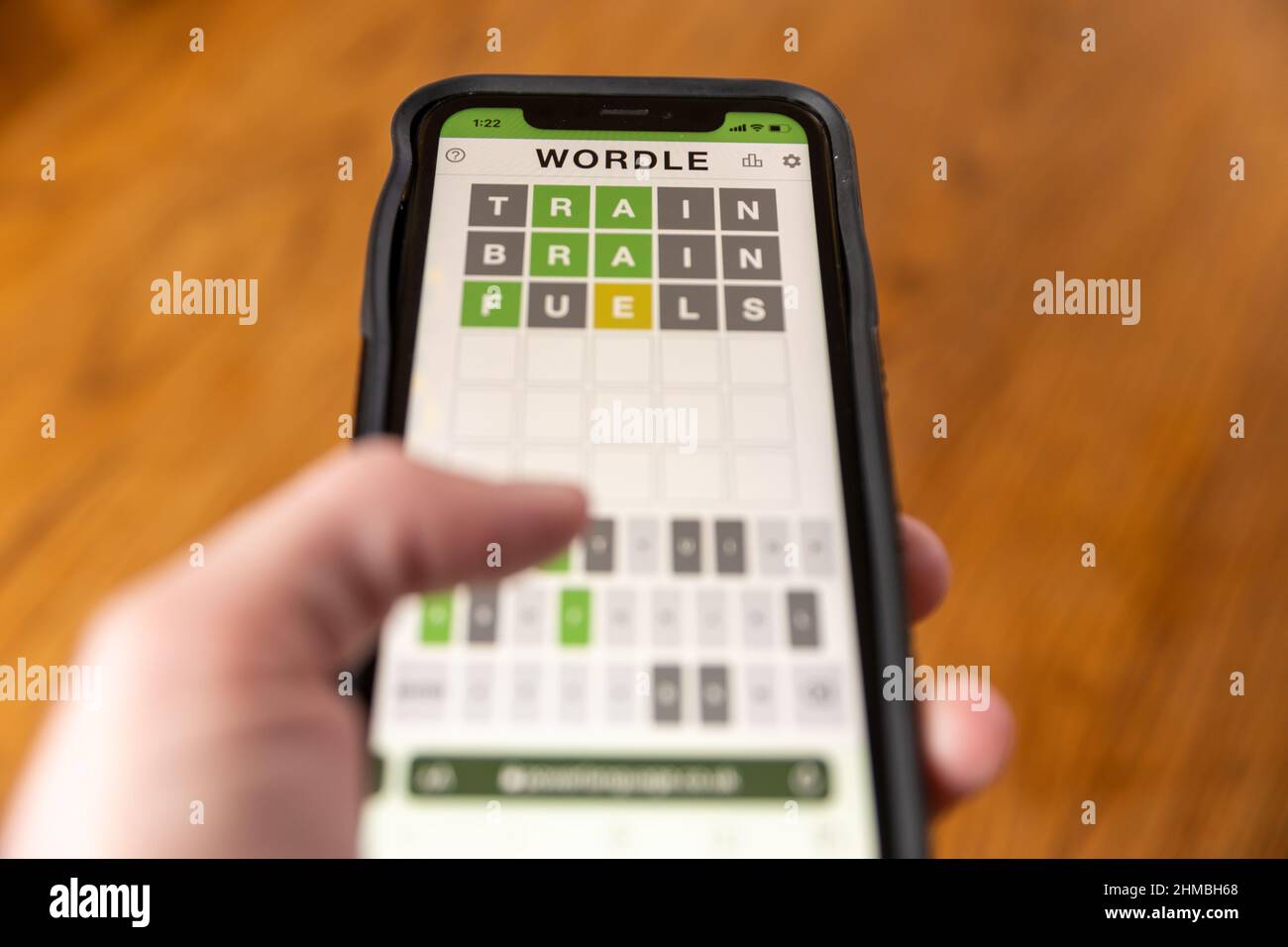 Playing wordle game hi-res stock photography and images - Alamy