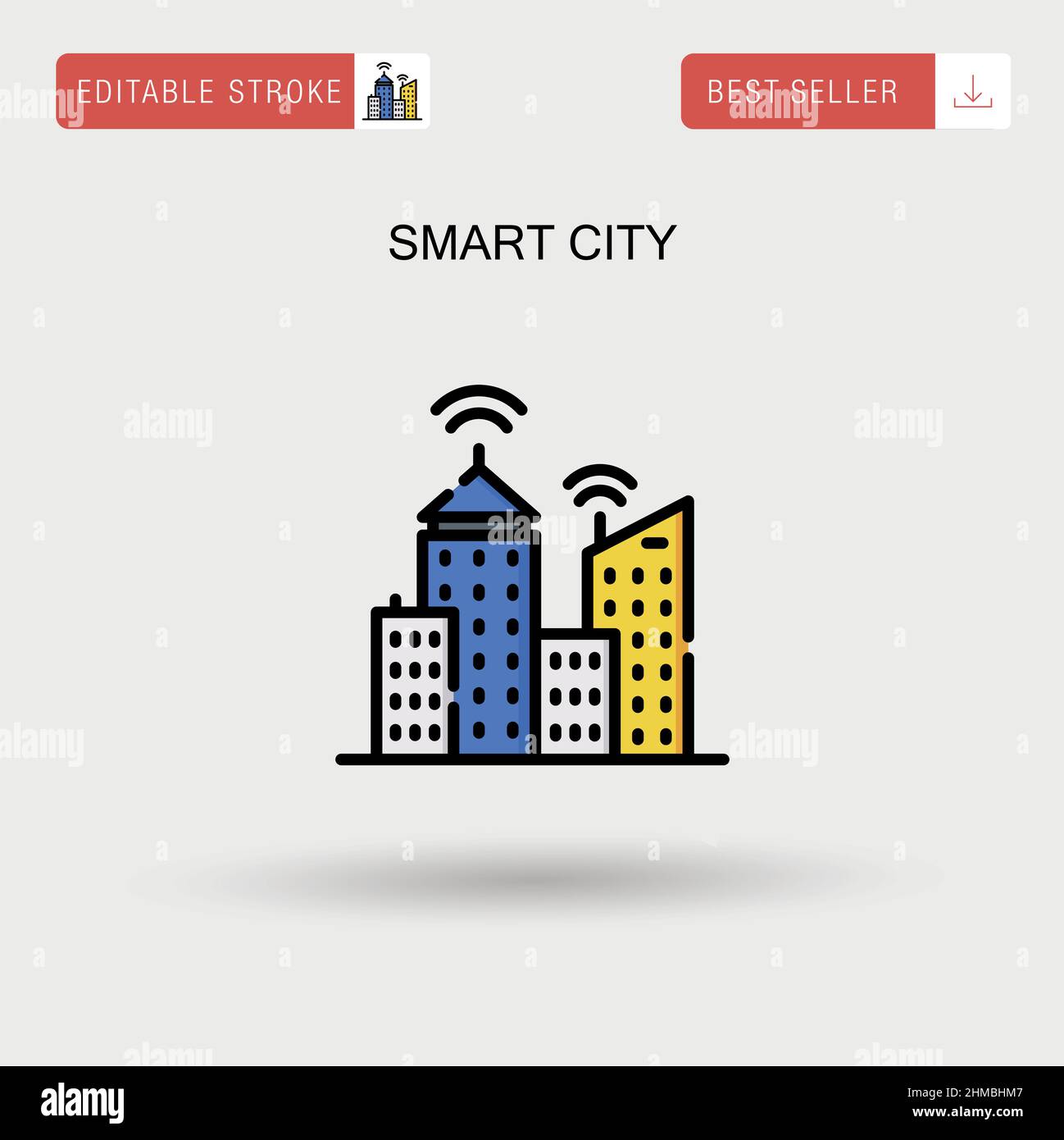 Wireless connection city Stock Vector Images - Alamy