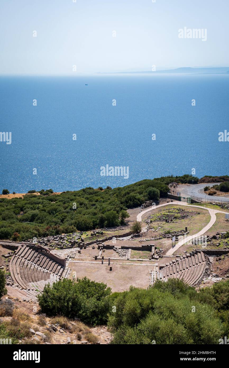 Assos greek ruins hi-res stock photography and images - Alamy