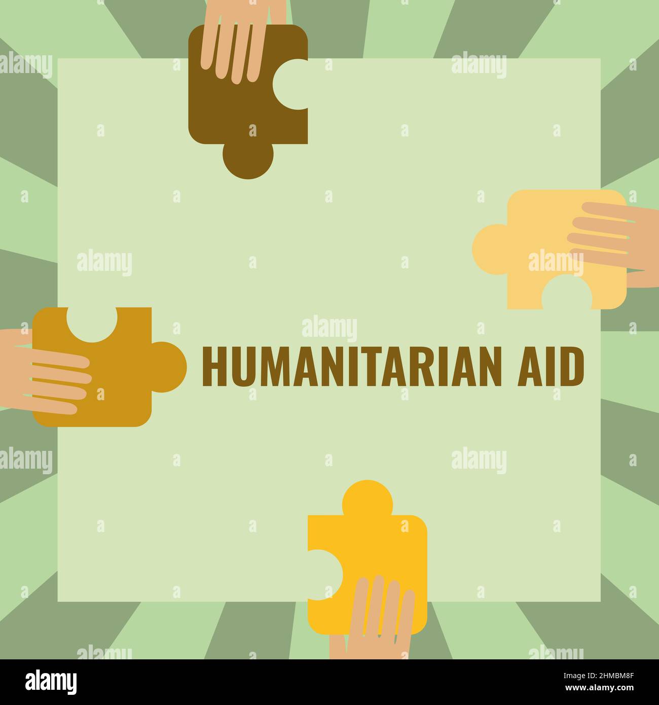 Conceptual display Humanitarian Aid. Word Written on immediate ...