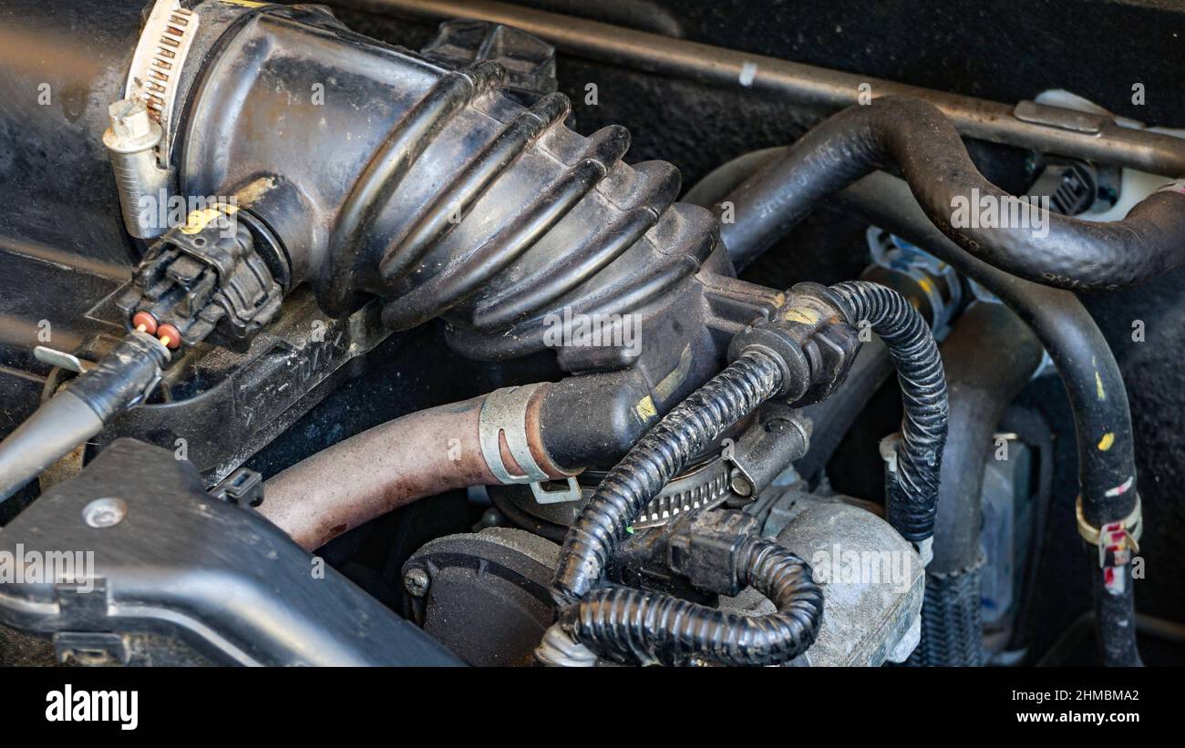 Close up part of a modern car Stock Photo - Alamy