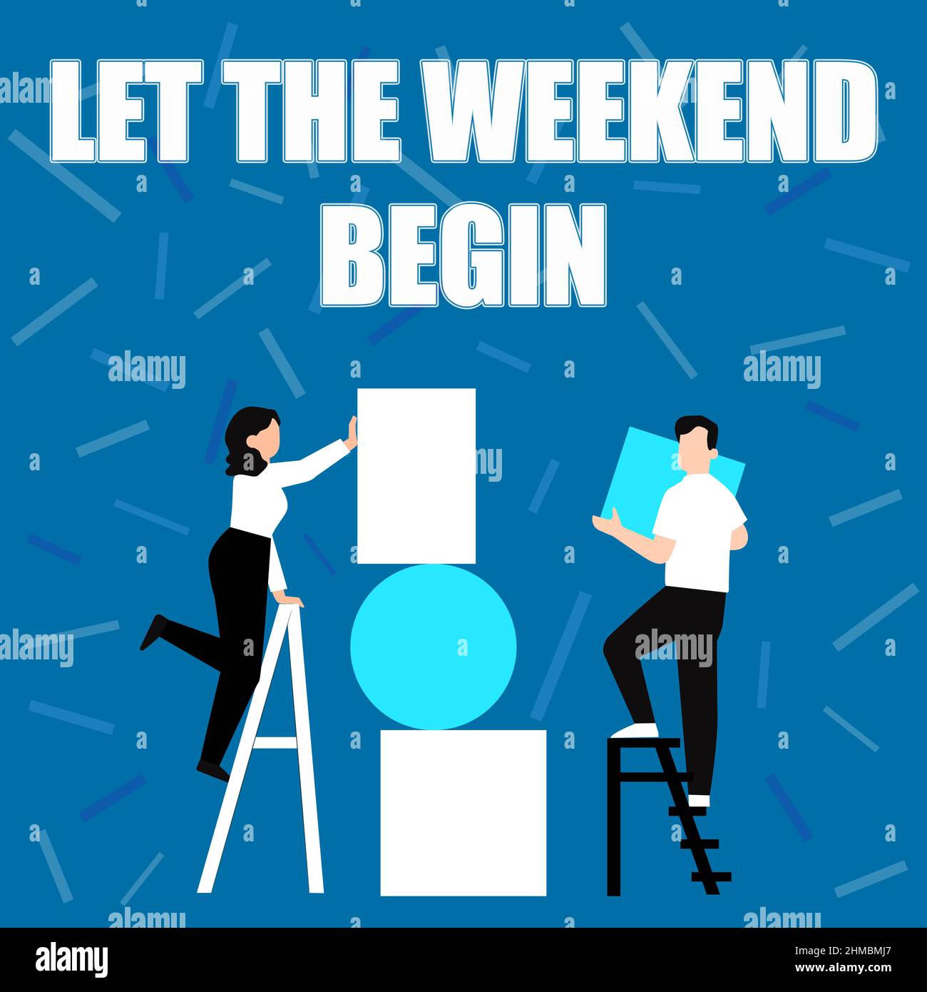 Text sign showing Let The Weekend Begin. Word for Start of the end of ...