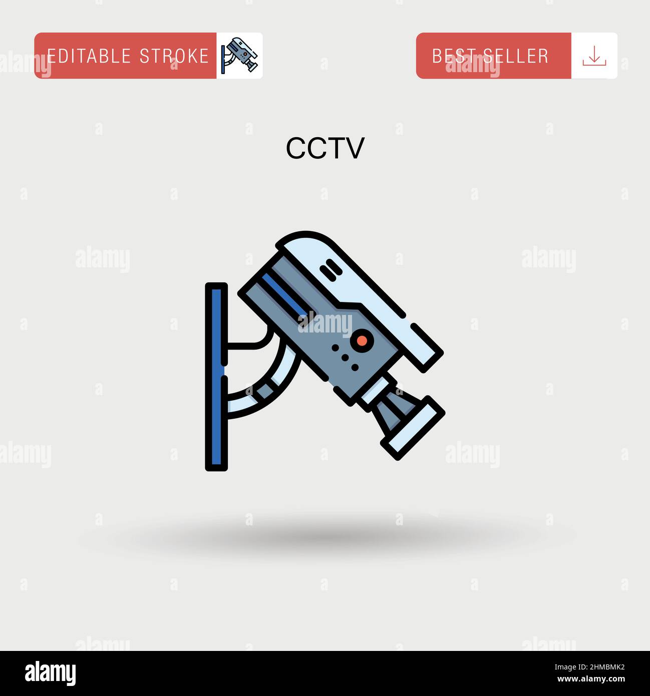 Watching cctv screen Stock Vector Images - Alamy
