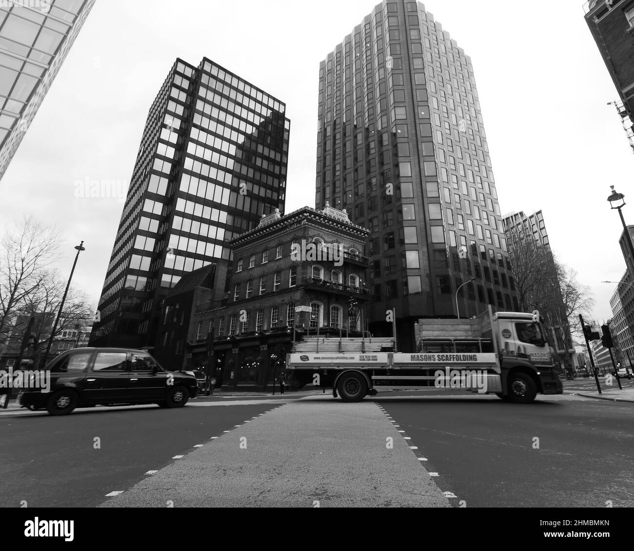 Lorry on street hi-res stock photography and images - Alamy