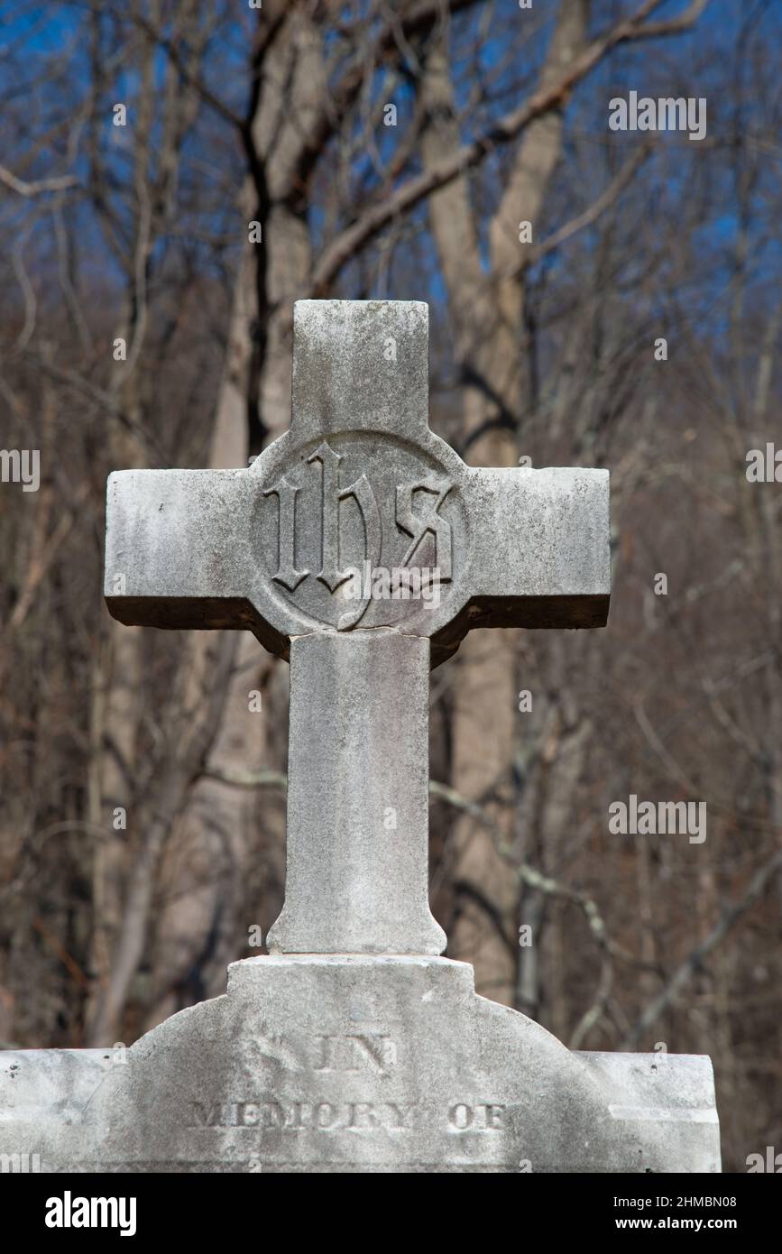 Old gravestones in cemetery Stock Photo - Alamy
