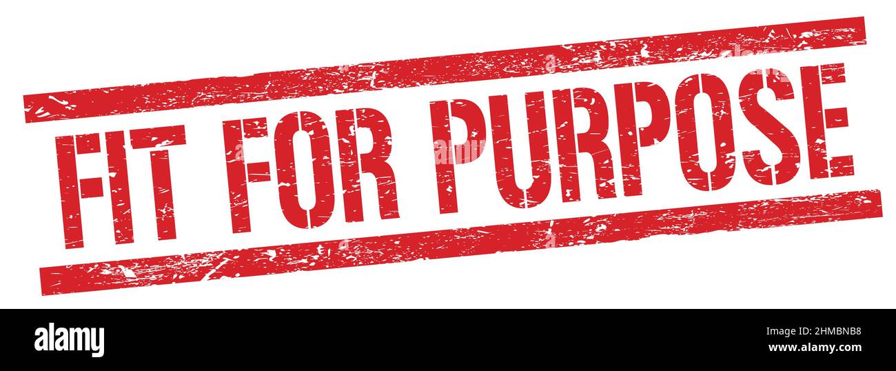 Fit for purpose stamp hi-res stock photography and images - Alamy