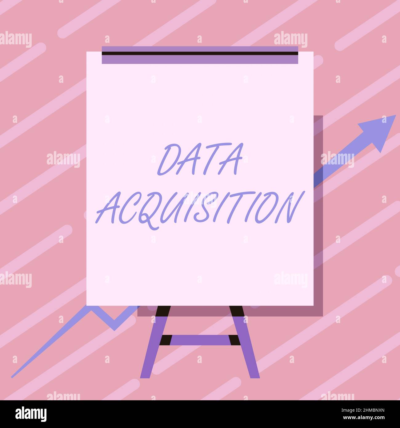 Sign displaying Data Acquisition. Concept meaning way to obtain ...