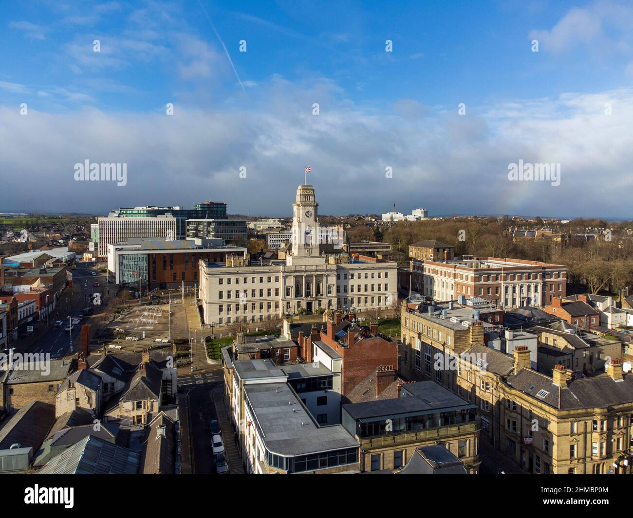 Barnsley Town Hall is a Grade II listed building in Barnsley town ...