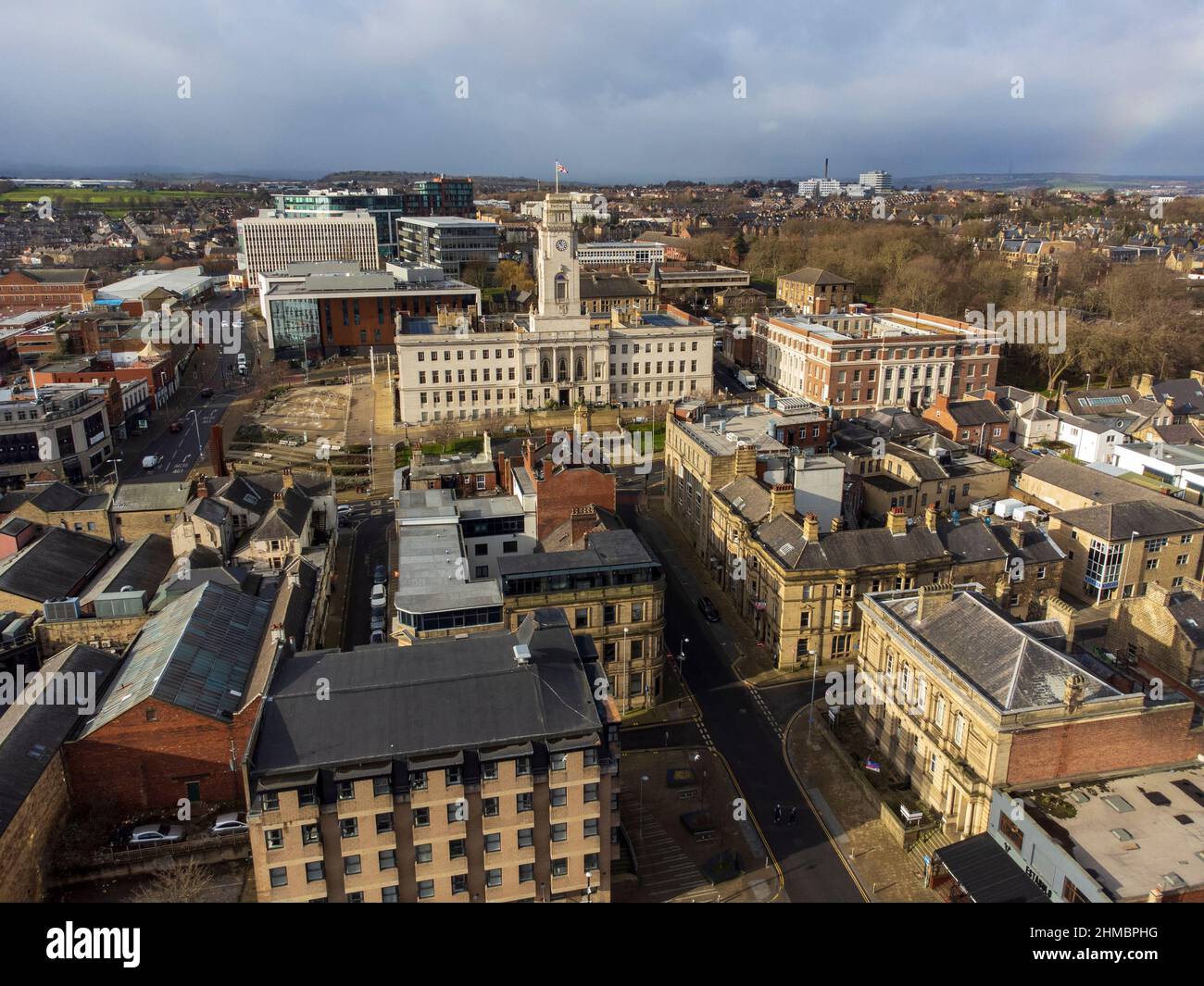 Barnsley Town Hall is a Grade II listed building in Barnsley town ...