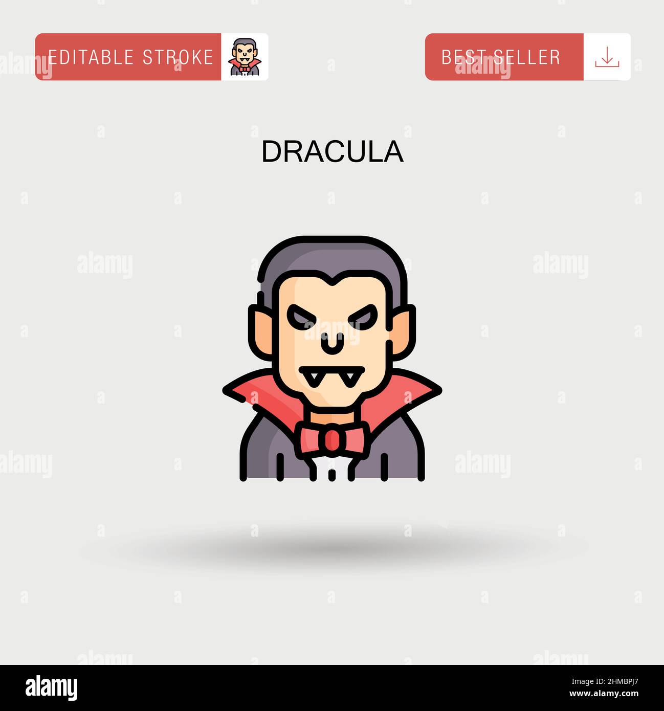 Dracula Simple vector icon Stock Vector Image & Art - Alamy