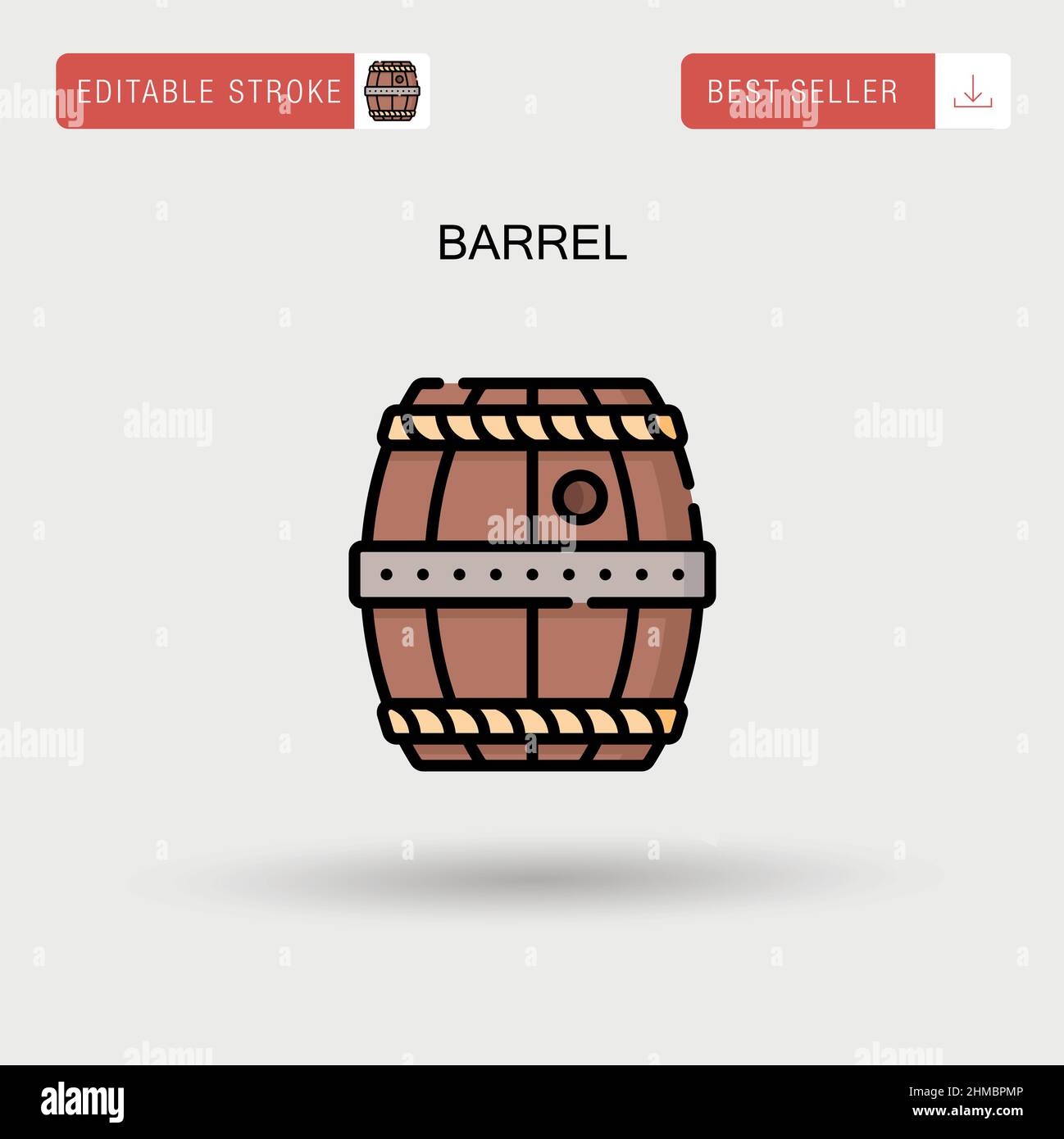 Barrel Simple vector icon Stock Vector Image & Art - Alamy