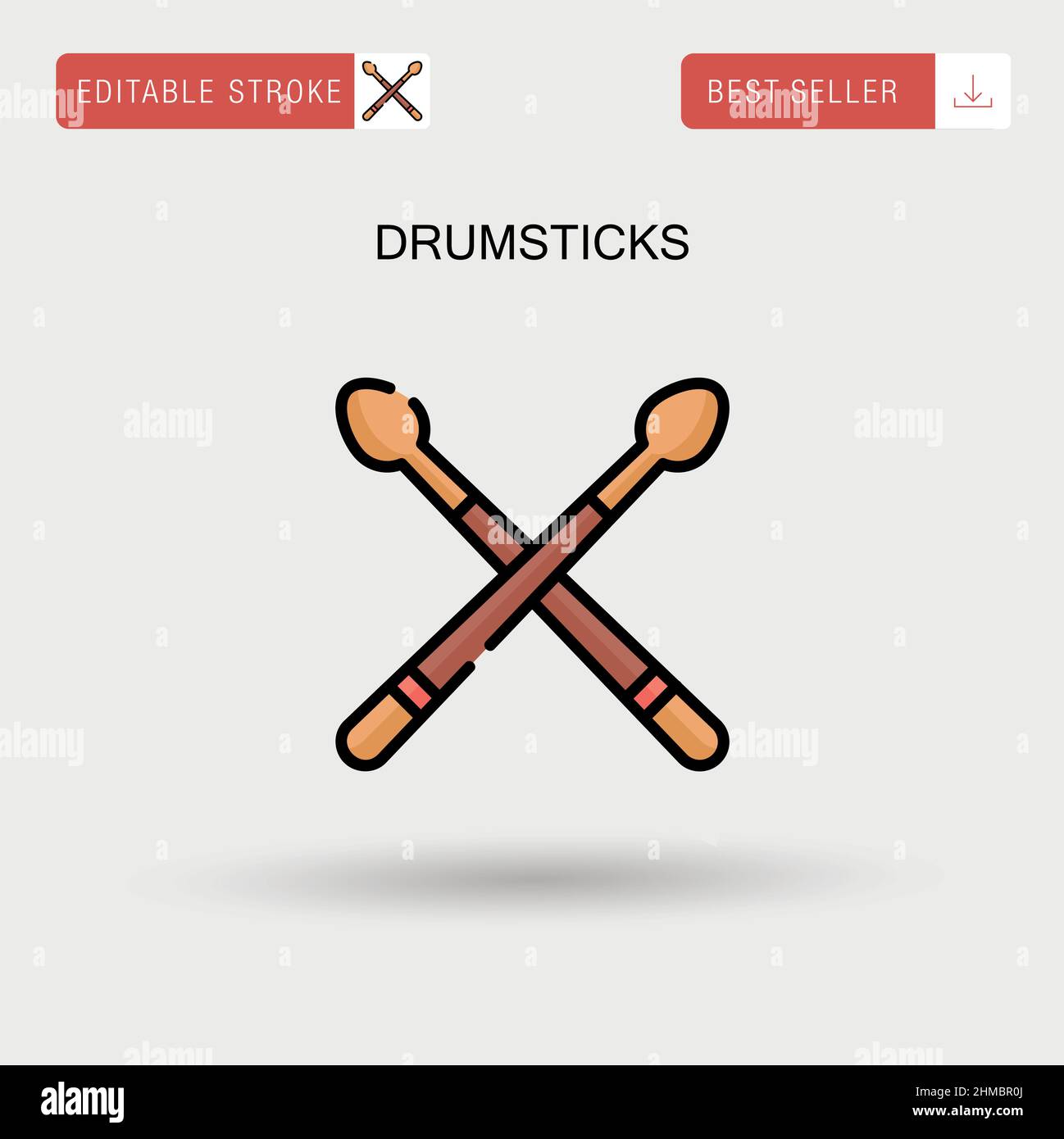 Fried chicken drumsticks isolated Stock Vector Images - Alamy