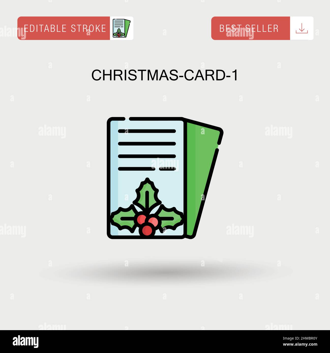 Christmas tree simple one Stock Vector Images - Alamy