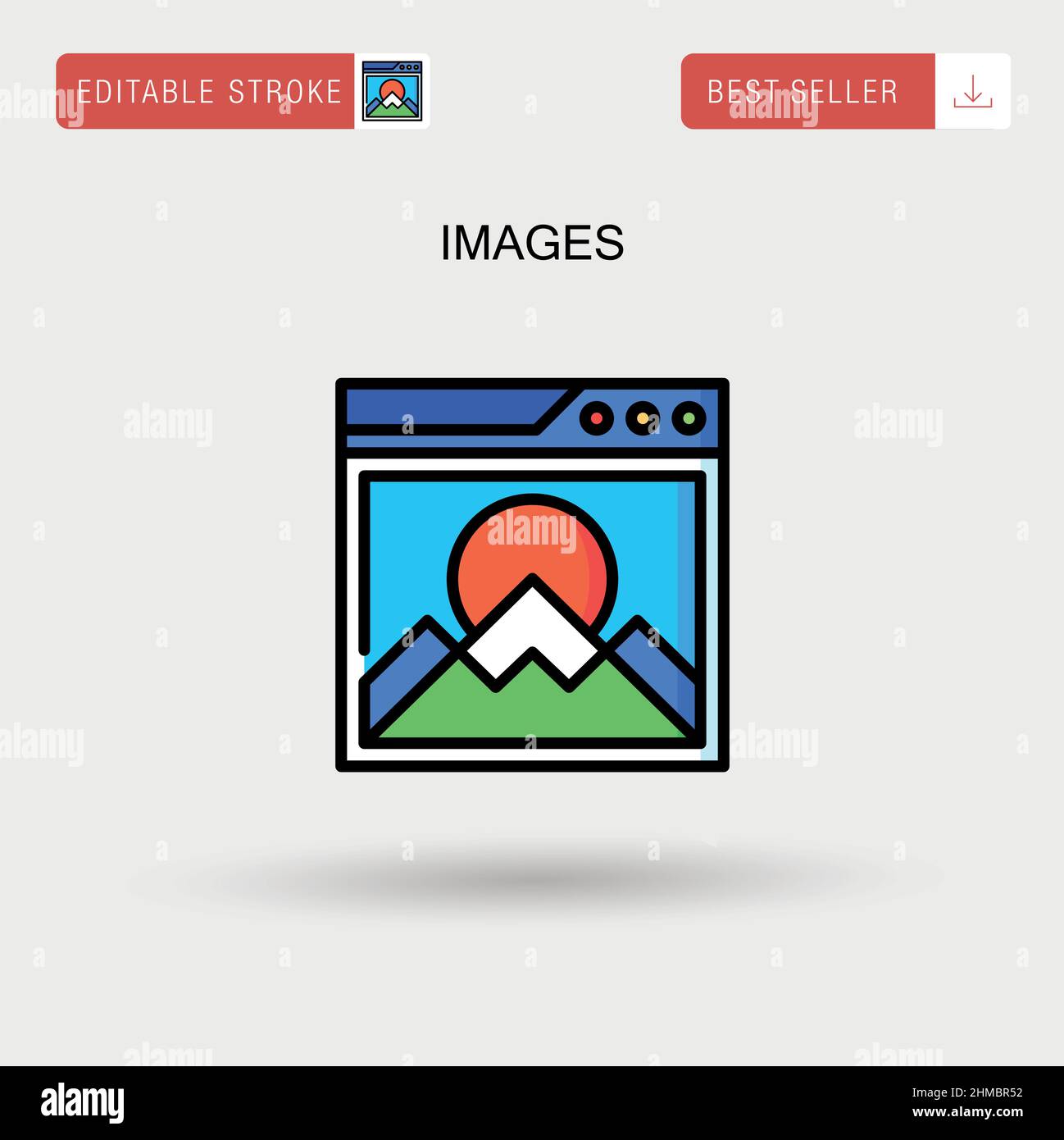 Images Simple vector icon Stock Vector Image & Art - Alamy