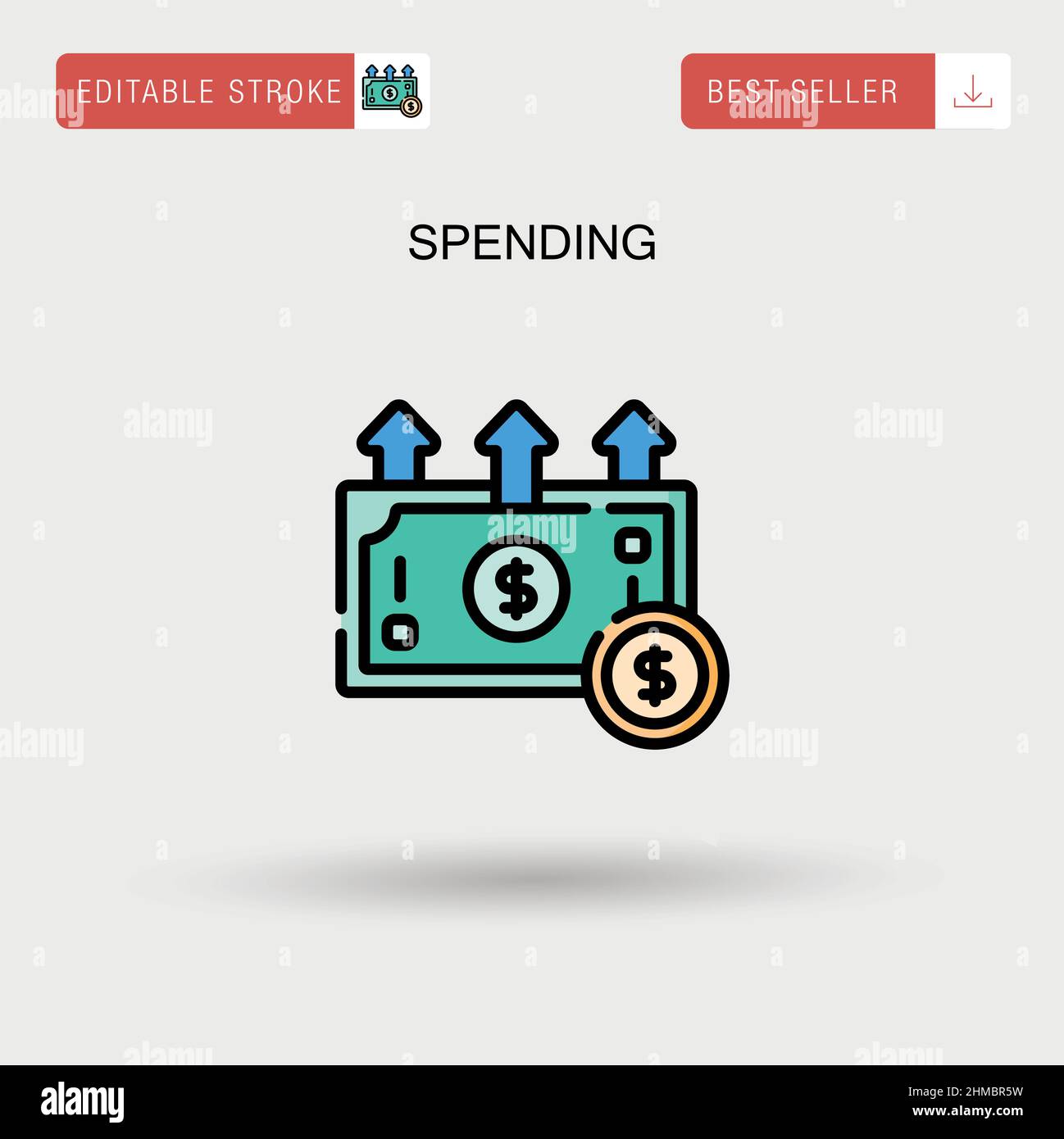 Spending symbol hi-res stock photography and images - Alamy