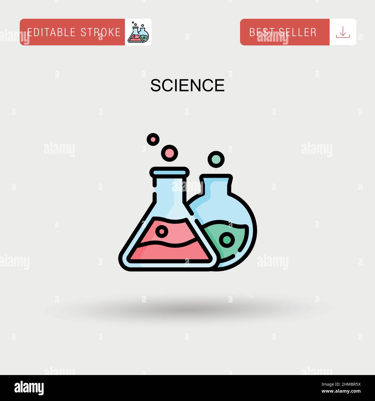 Science Simple vector icon Stock Vector Image & Art - Alamy