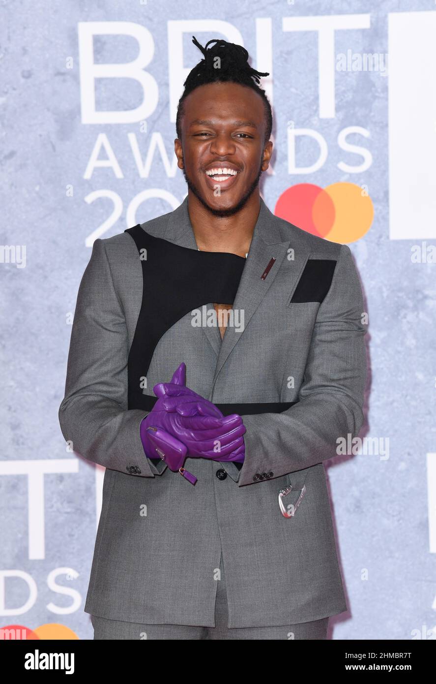 8th February, 2022. London, UK EDITORIAL USE ONLY KSI arriving at the ...