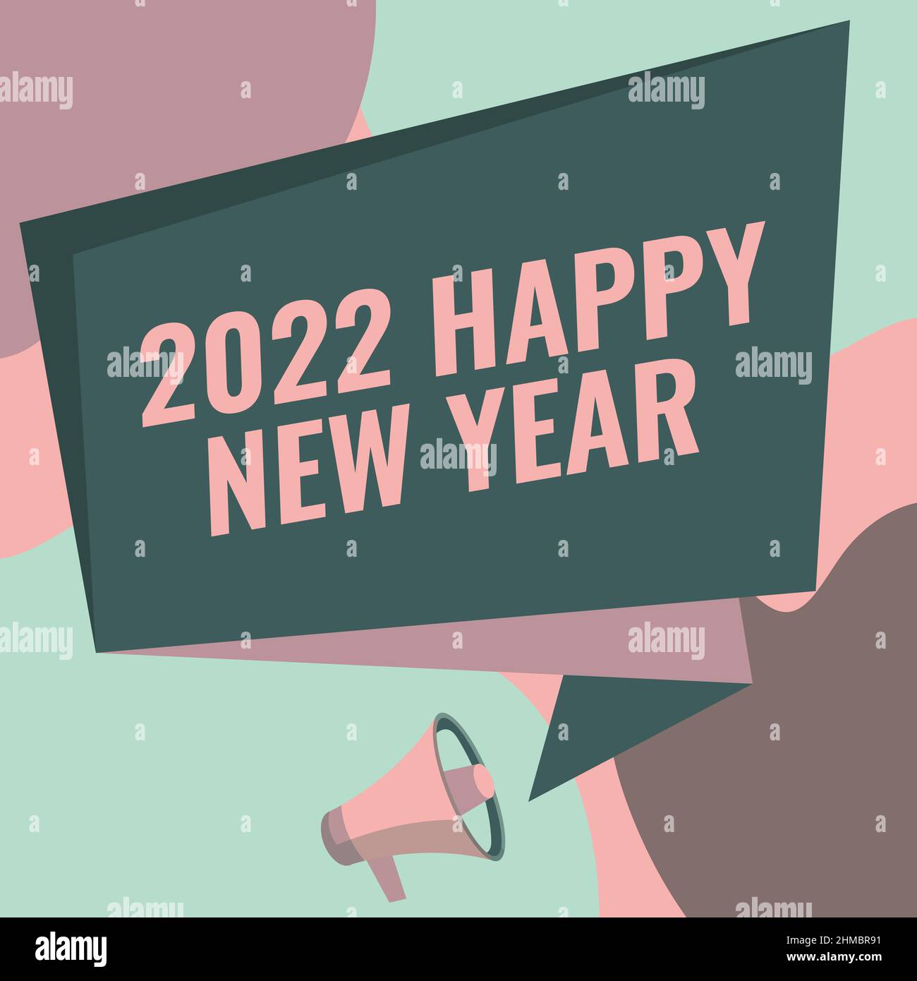 Conceptual caption 2022 Happy New Year. Concept meaning celebration of ...