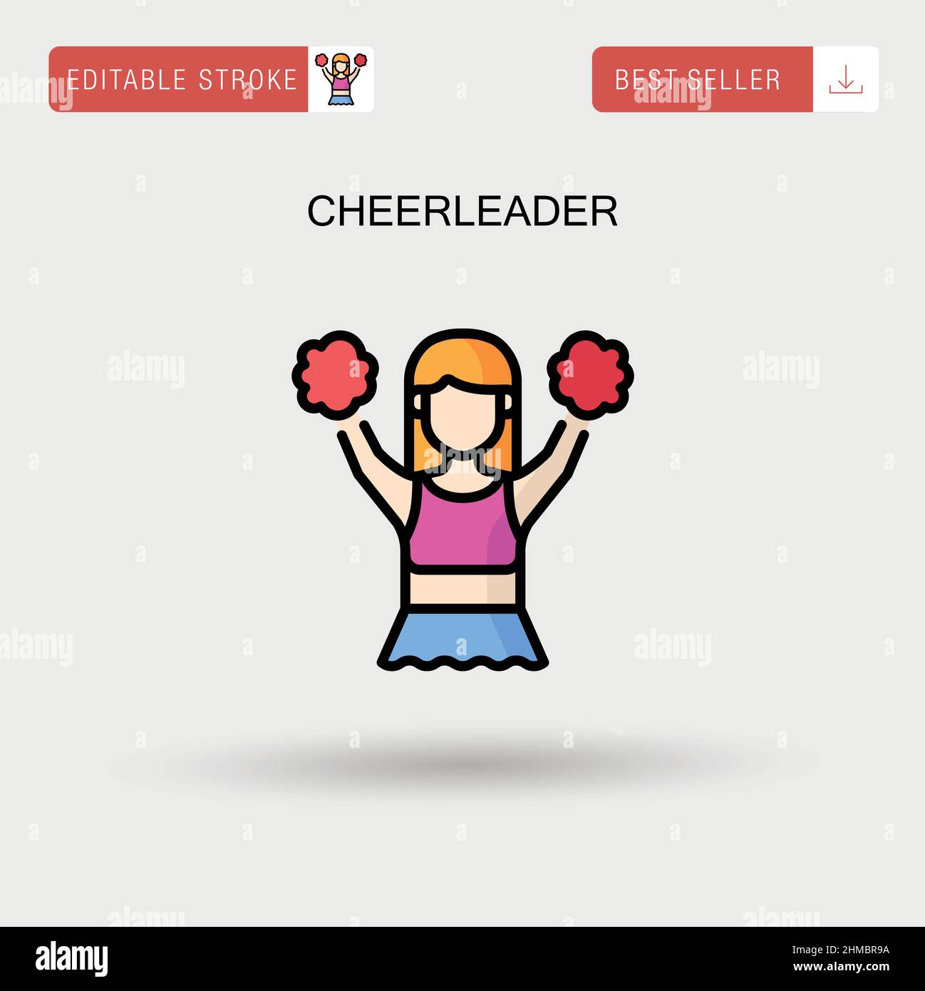 Black girl cheerleader hi-res stock photography and images - Alamy