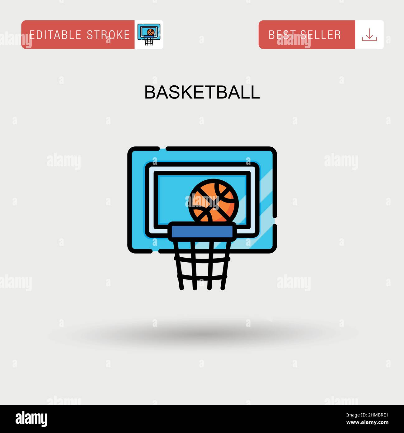 Basketball court vector Stock Vector Images - Alamy