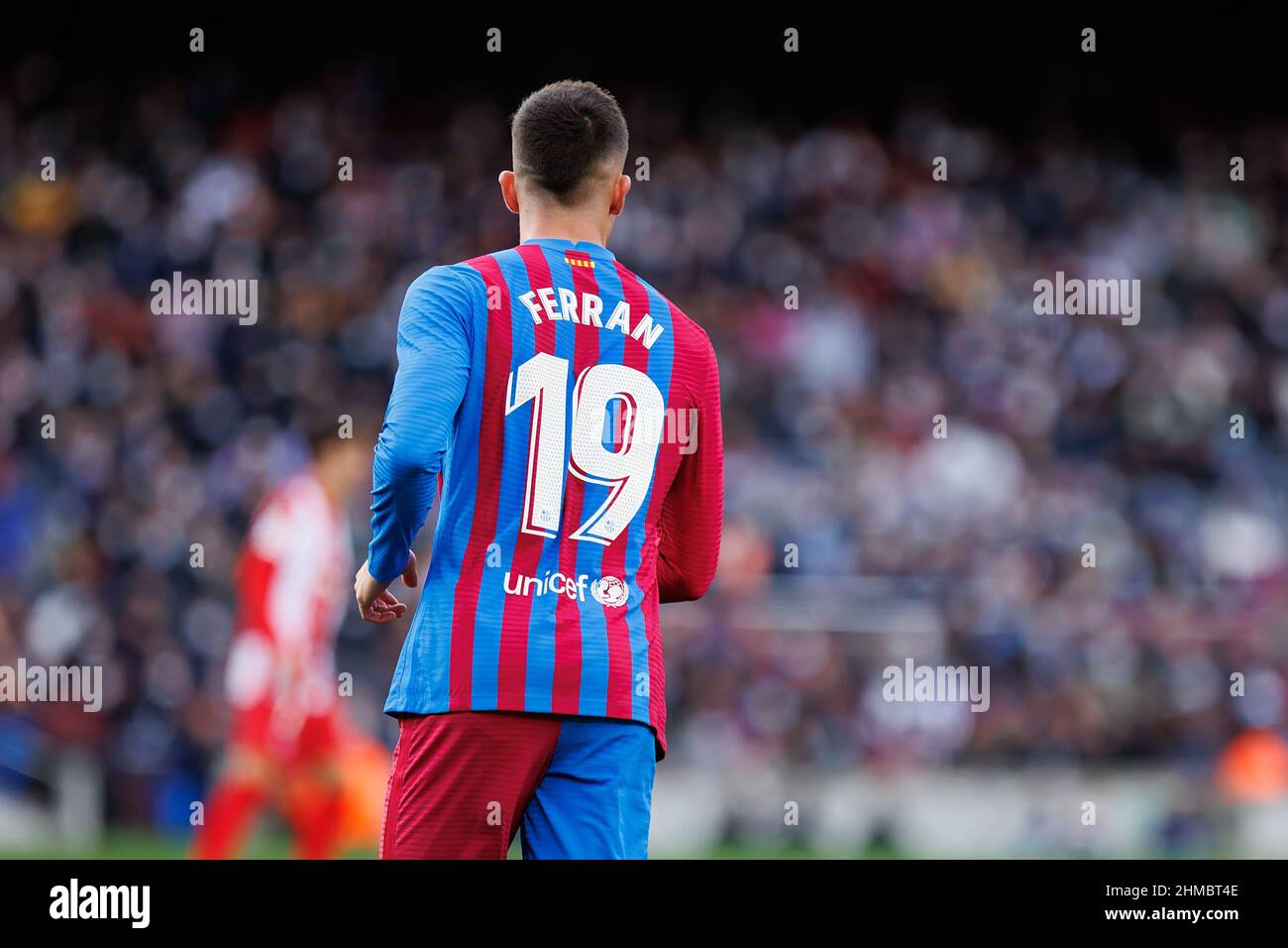 BARCELONA - FEB 6: Ferran Torres in action during the La Liga match ...