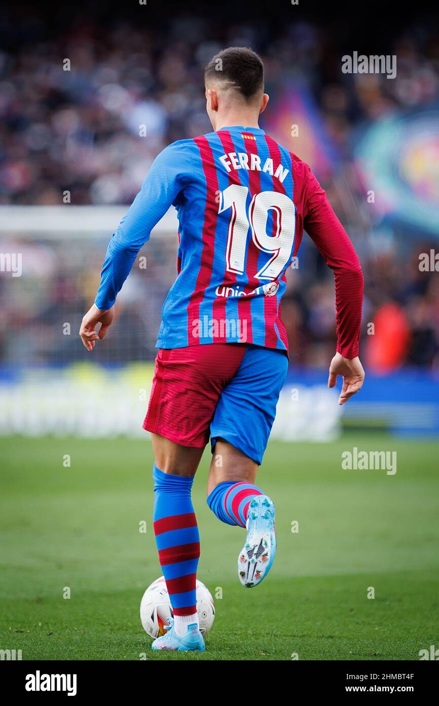 BARCELONA - FEB 6: Ferran Torres in action during the La Liga match ...