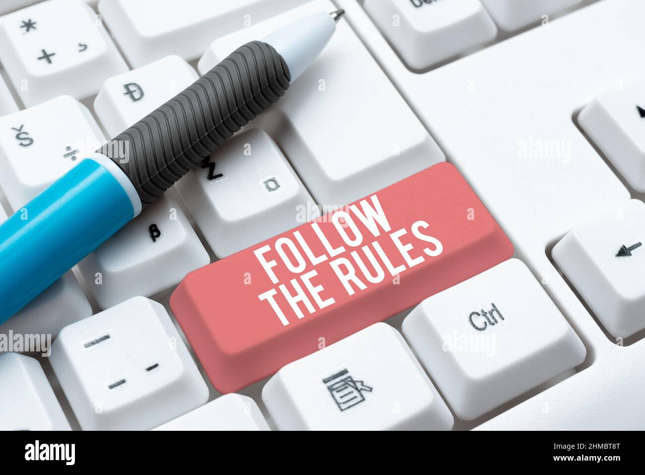 Text sign showing Follow The Rules. Word for learn to conform the ...