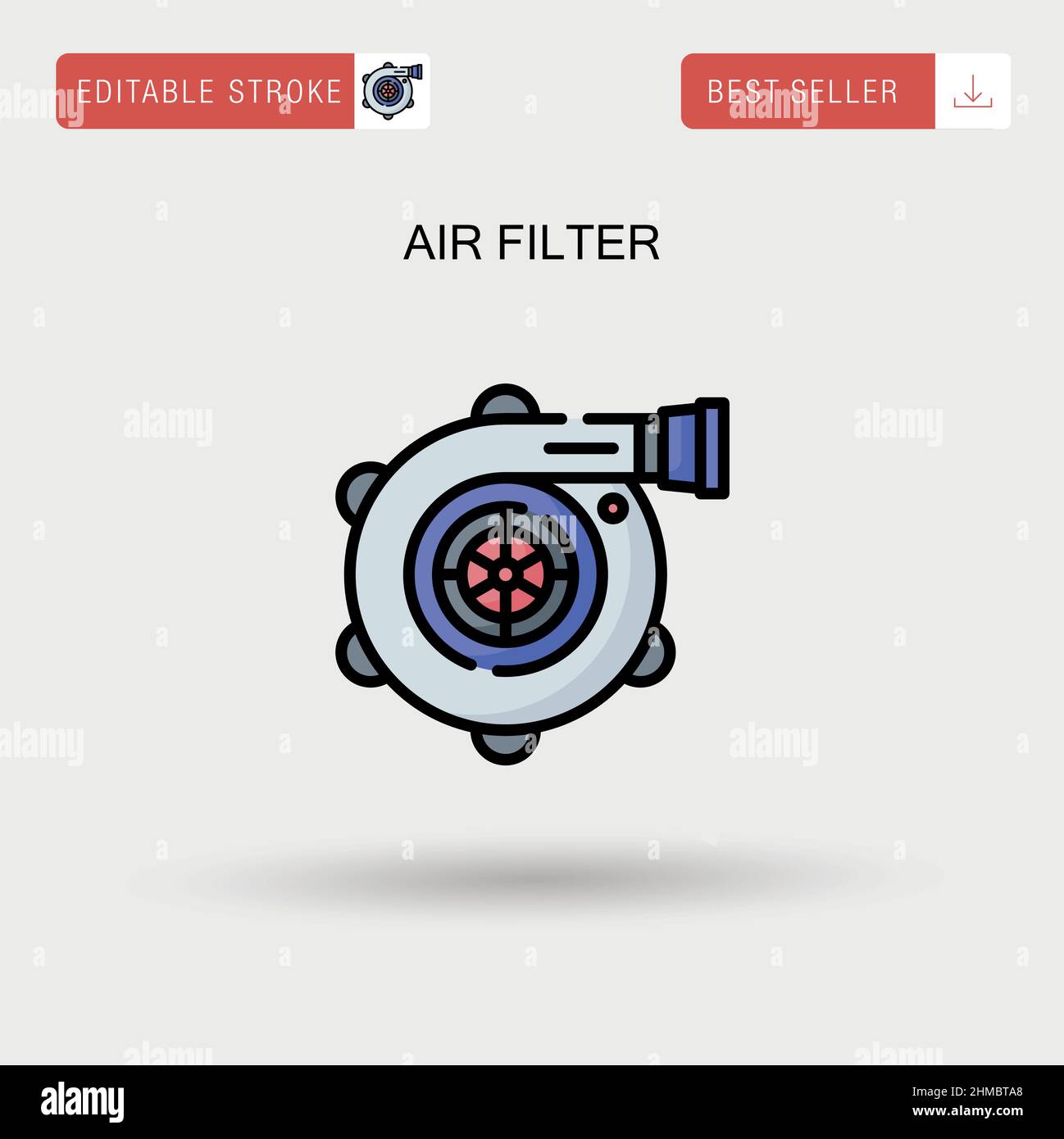 Air purifier filter Stock Vector Images - Alamy