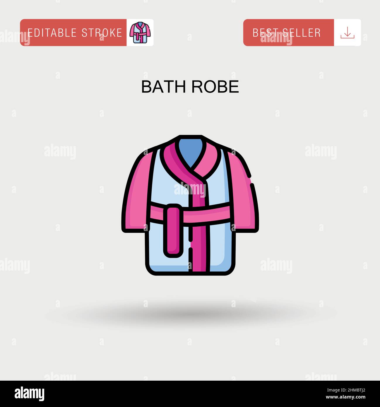 Woman wellness robe Stock Vector Images - Alamy