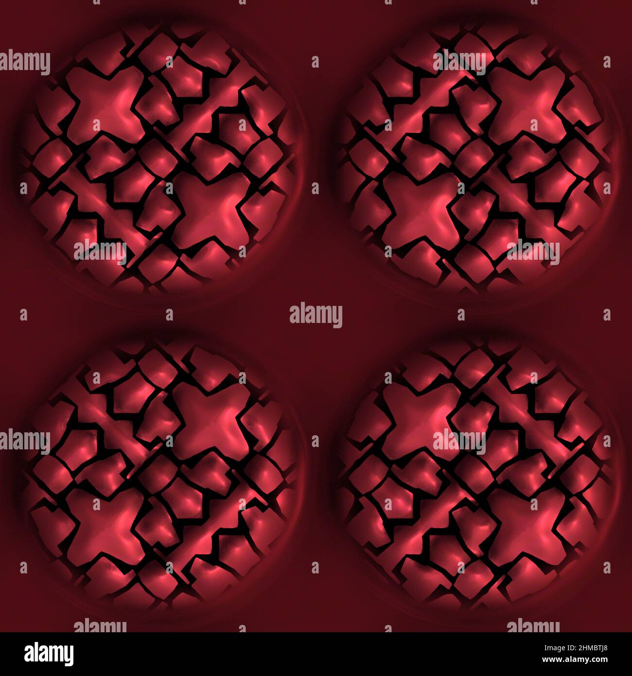 Red metal effect decorative oriental texture. Seamless engraved ...