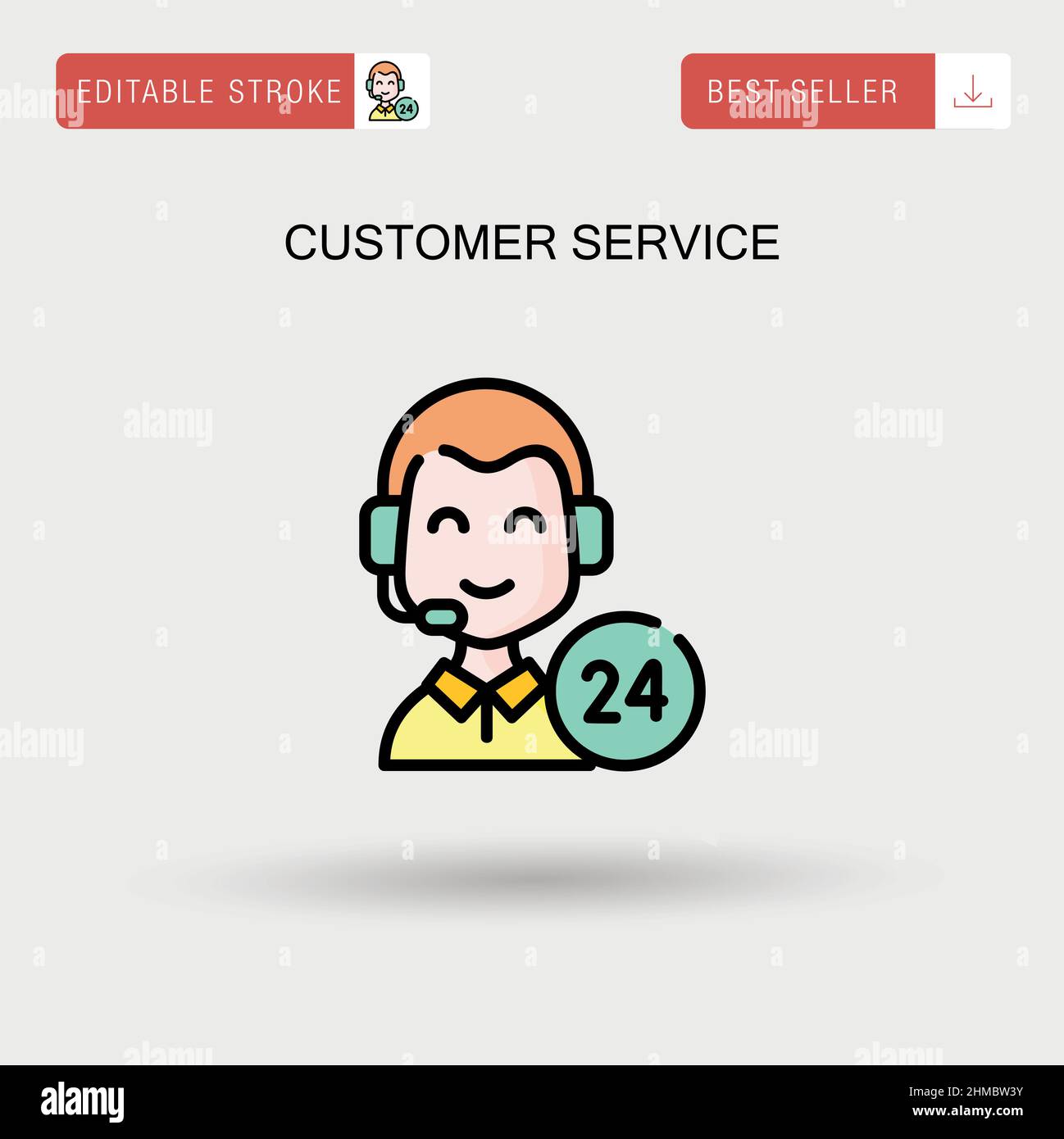 Young customer laptop call Stock Vector Images - Alamy