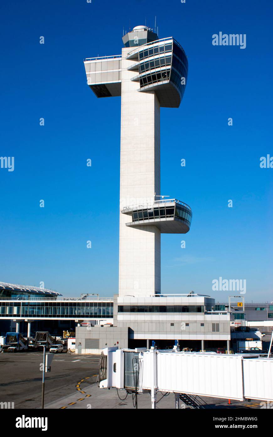 New York airport control tower Stock Photo - Alamy