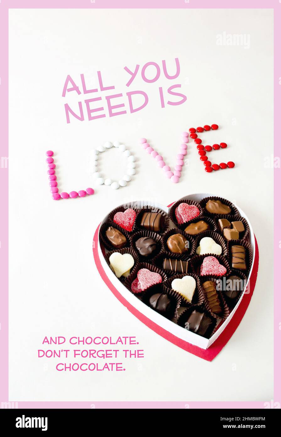 A box of chocolate shows what is really important this valentines day ...